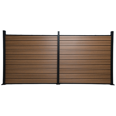 Slatted Composite Fencing Boards And Panels | FencePlus UK